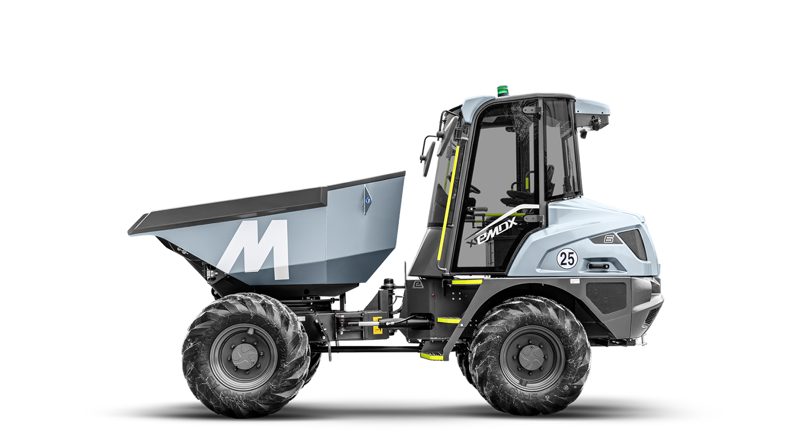 Mecalac eMDX - Zero Emission Site Dumpers