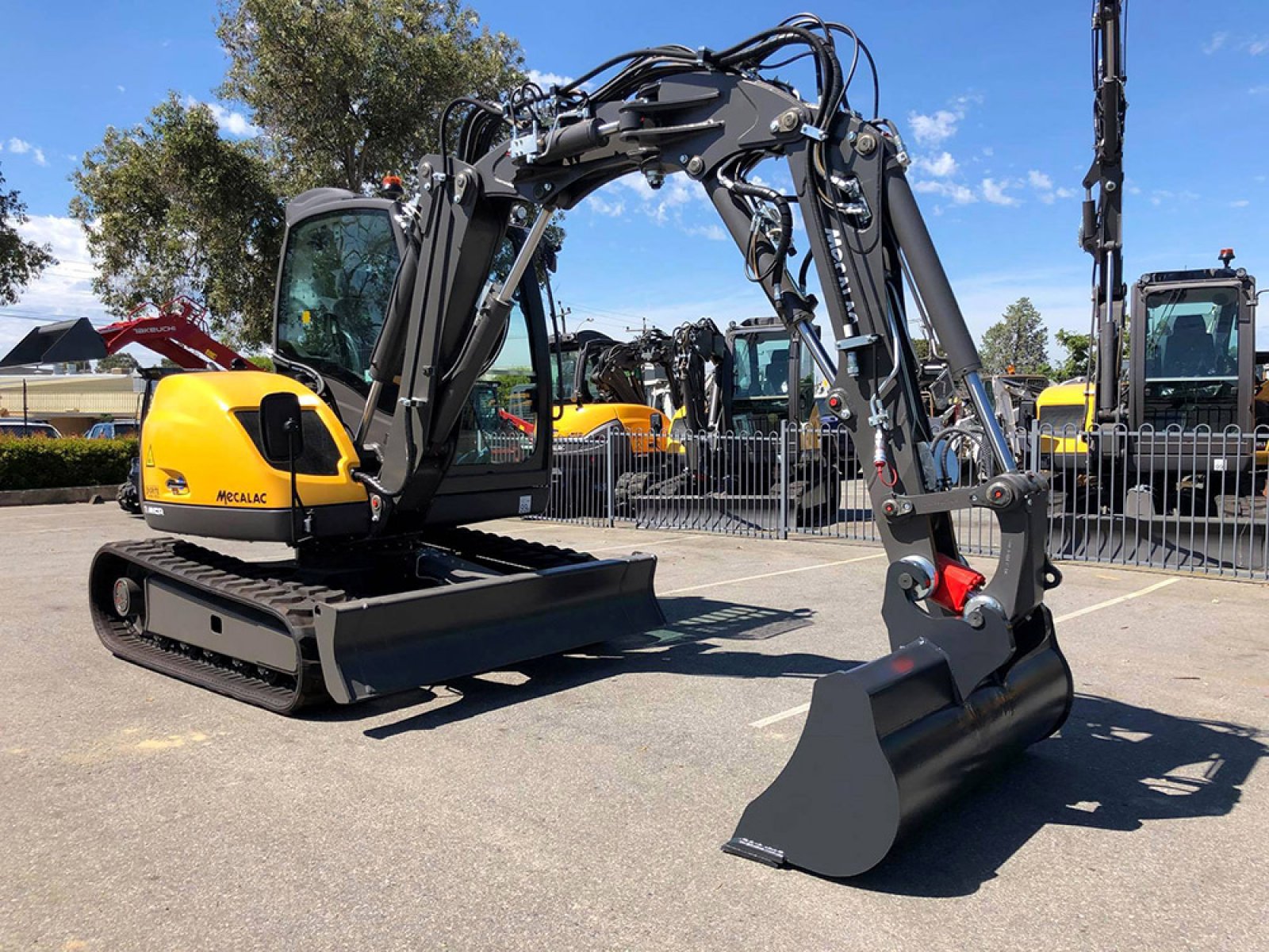 Mecalac machines in Australia