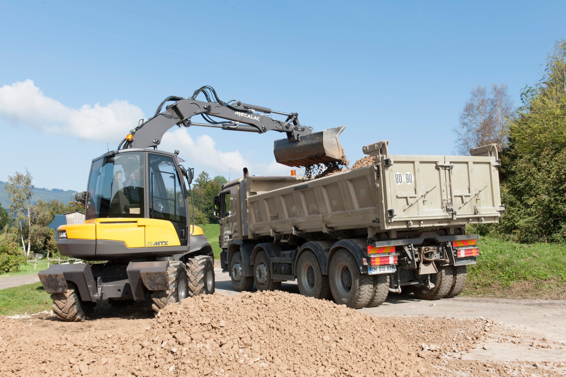 MECALAC | 12MTX, Pelle chargeuse sur pneus / roues